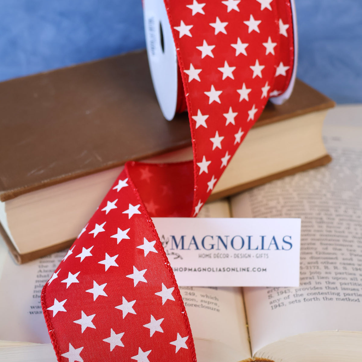 2.5" Red All Star Ribbon Bolt – Magnolias Home Decor and Design